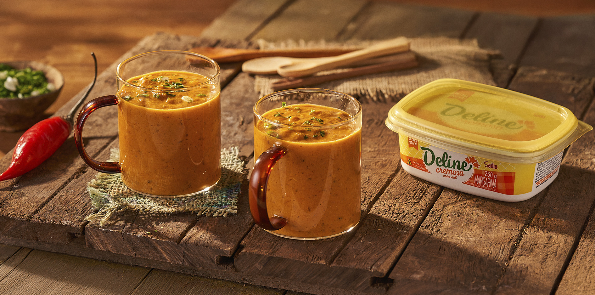 Deline - Nossas receitas: Caldo de Mocotó