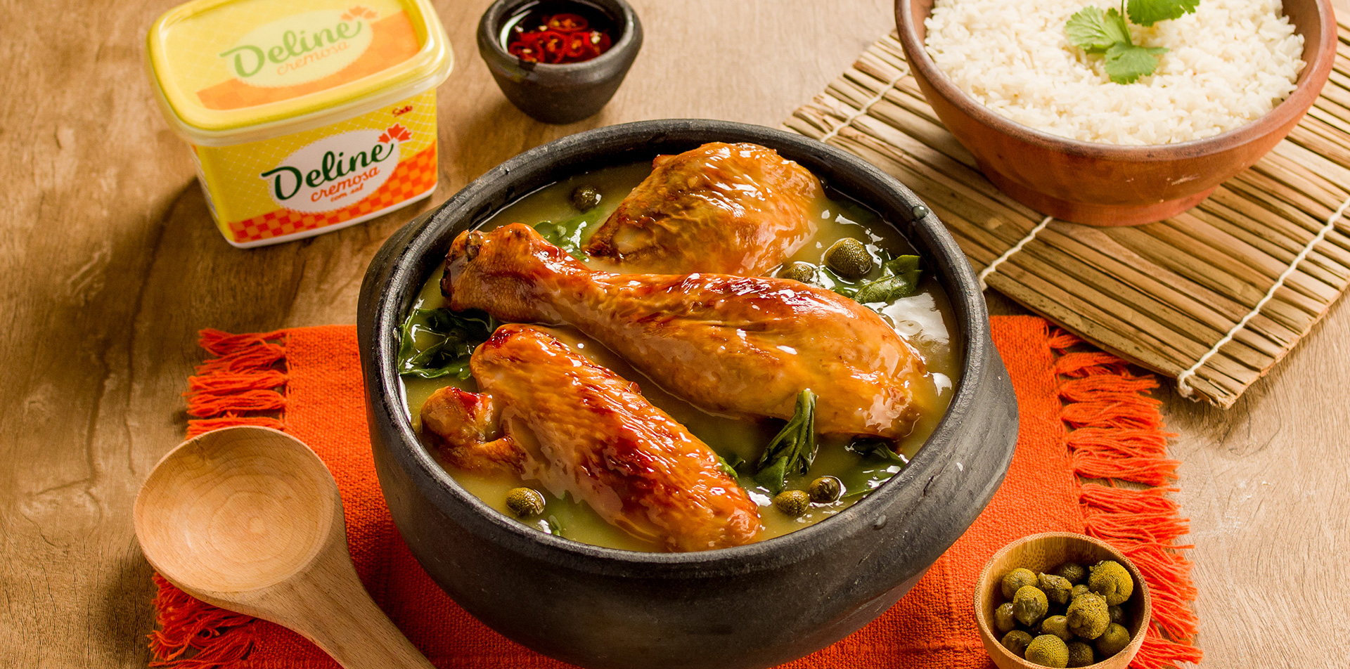Deline - Nossas receitas: Peru no Tucupi com Jambu