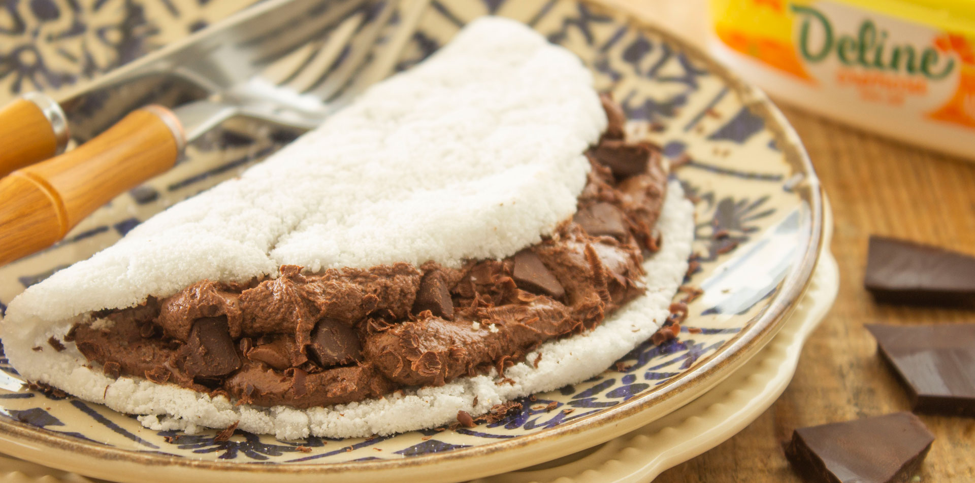 Deline - Nossas receitas: Tapioca doce